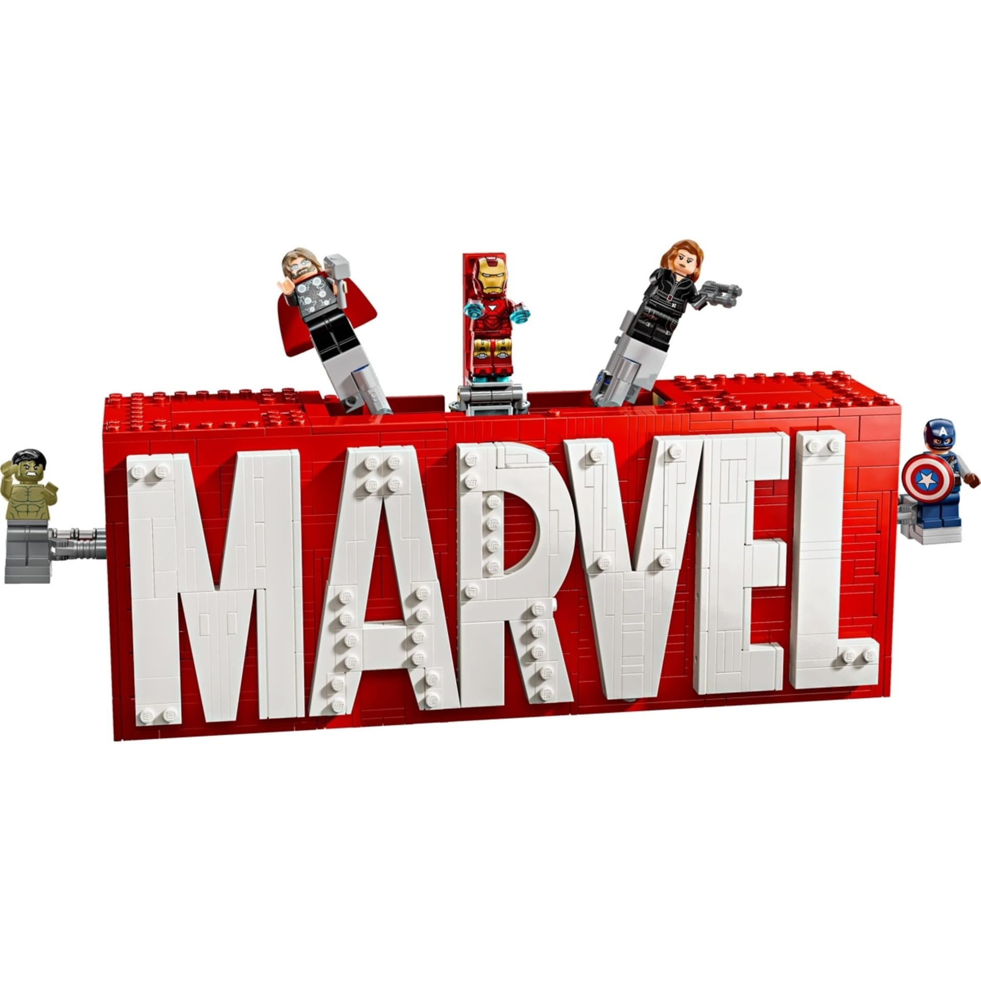 LEGO Marvel: Marvel Logo & Minifigures 76313 - Kmart