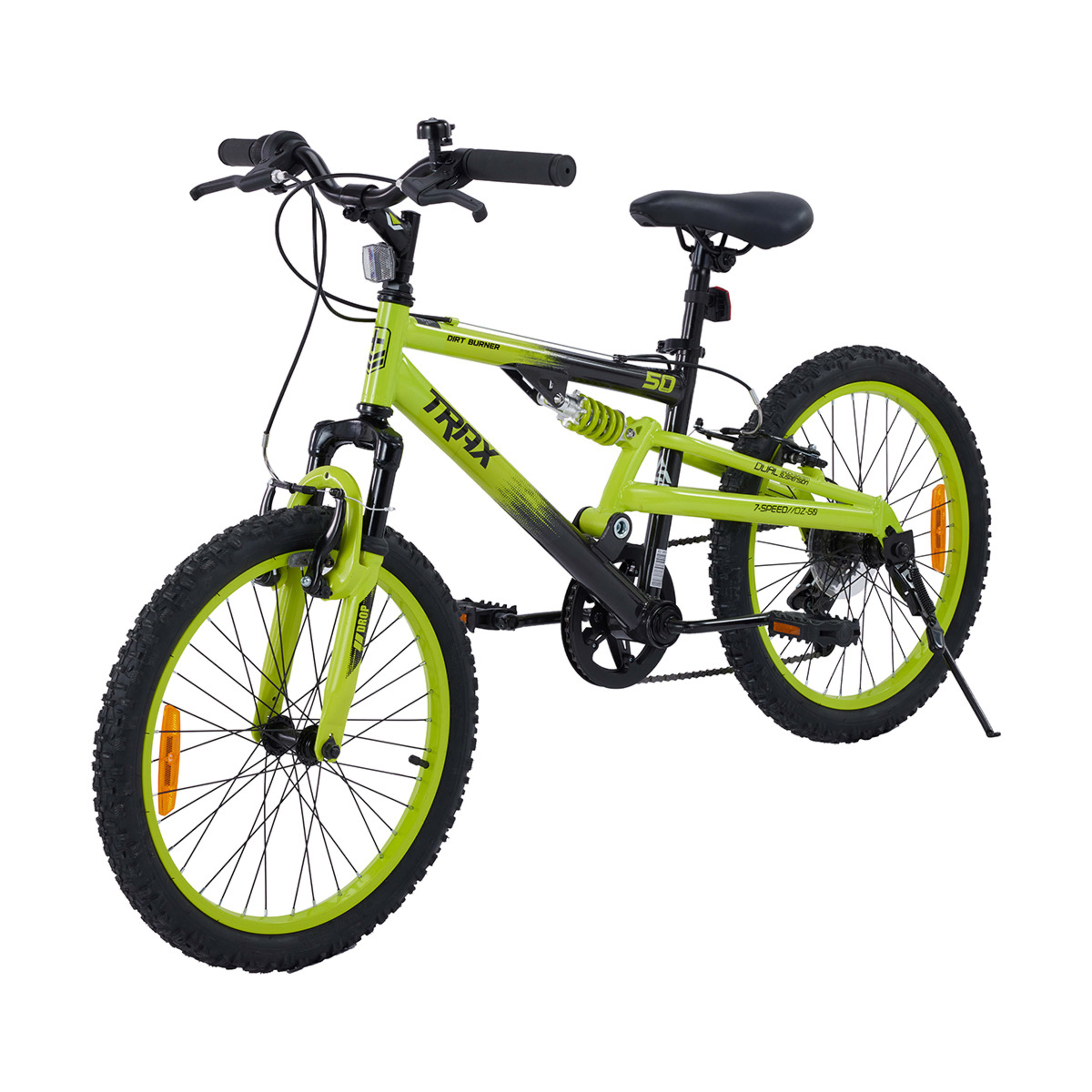 50cm Trax Dual Suspension Bike - Kmart
