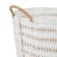 Round Paper Rope Round Basket - White - Kmart NZ