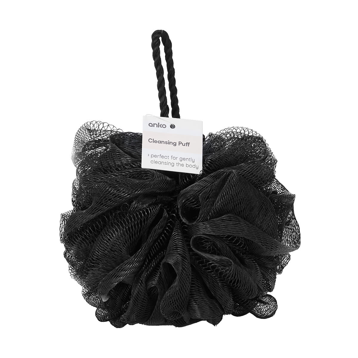 Cleansing Puff - Black - Kmart