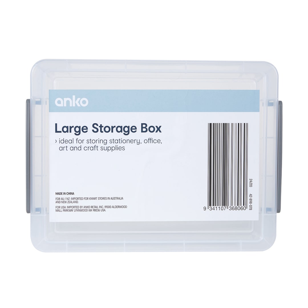 Large Storage Box - Kmart